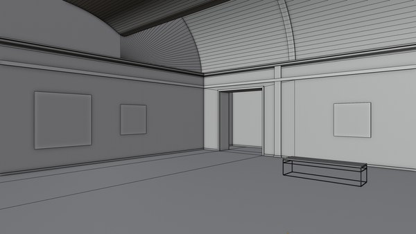 Art Museum Gallery Interior 20 3D - TurboSquid 1847801
