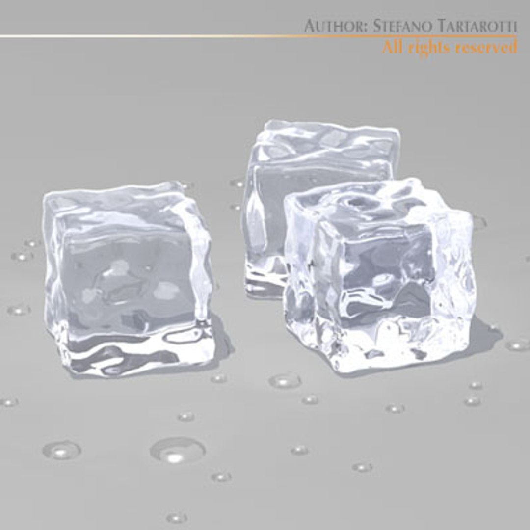 Ice Cubes Obj