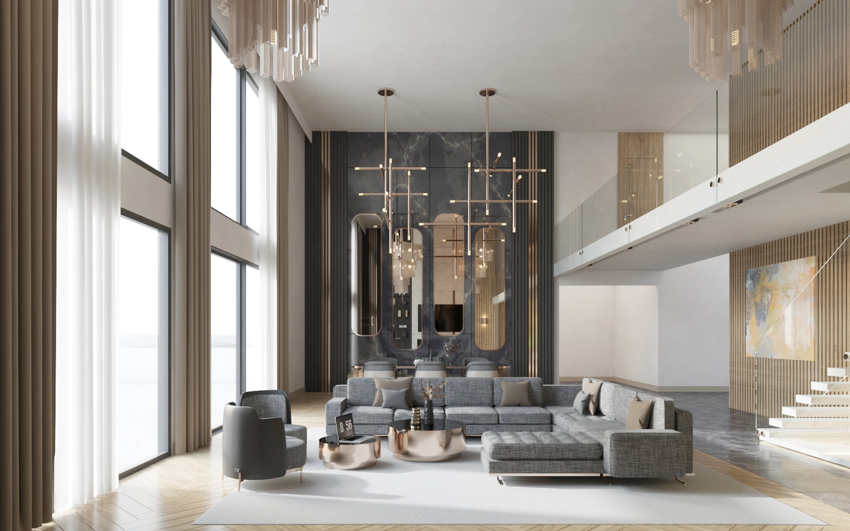 3D Model Luxury Villa Interior - TurboSquid 1965026