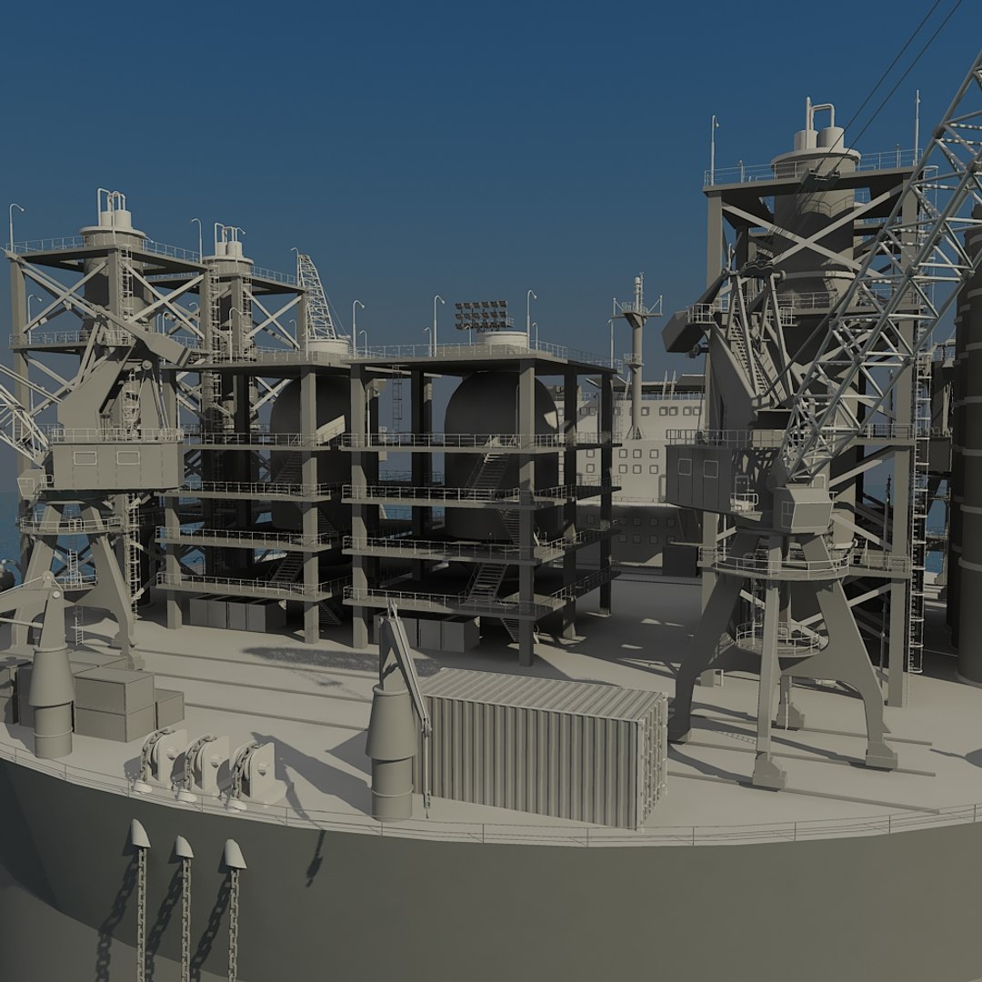 Floating Oil Rig Max