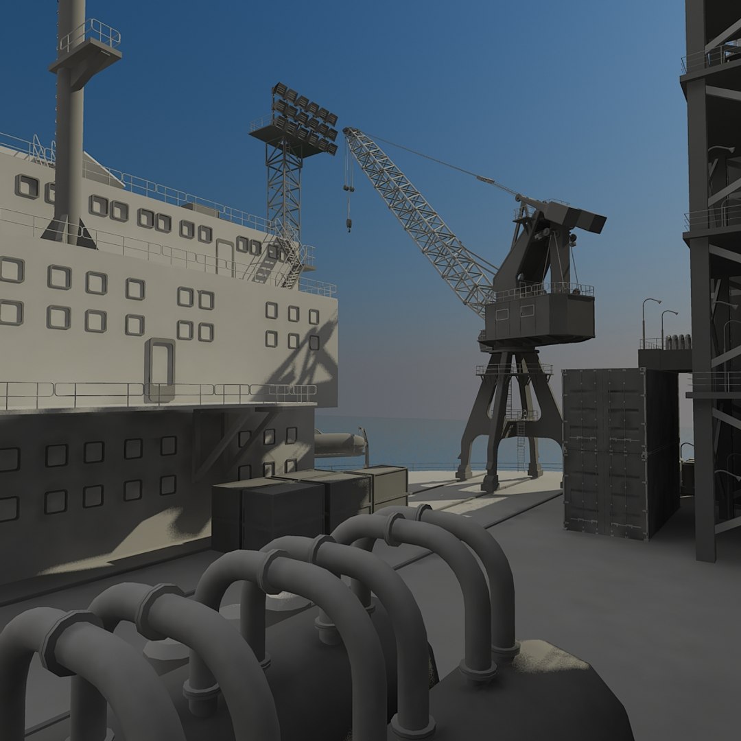 Floating Oil Rig Max