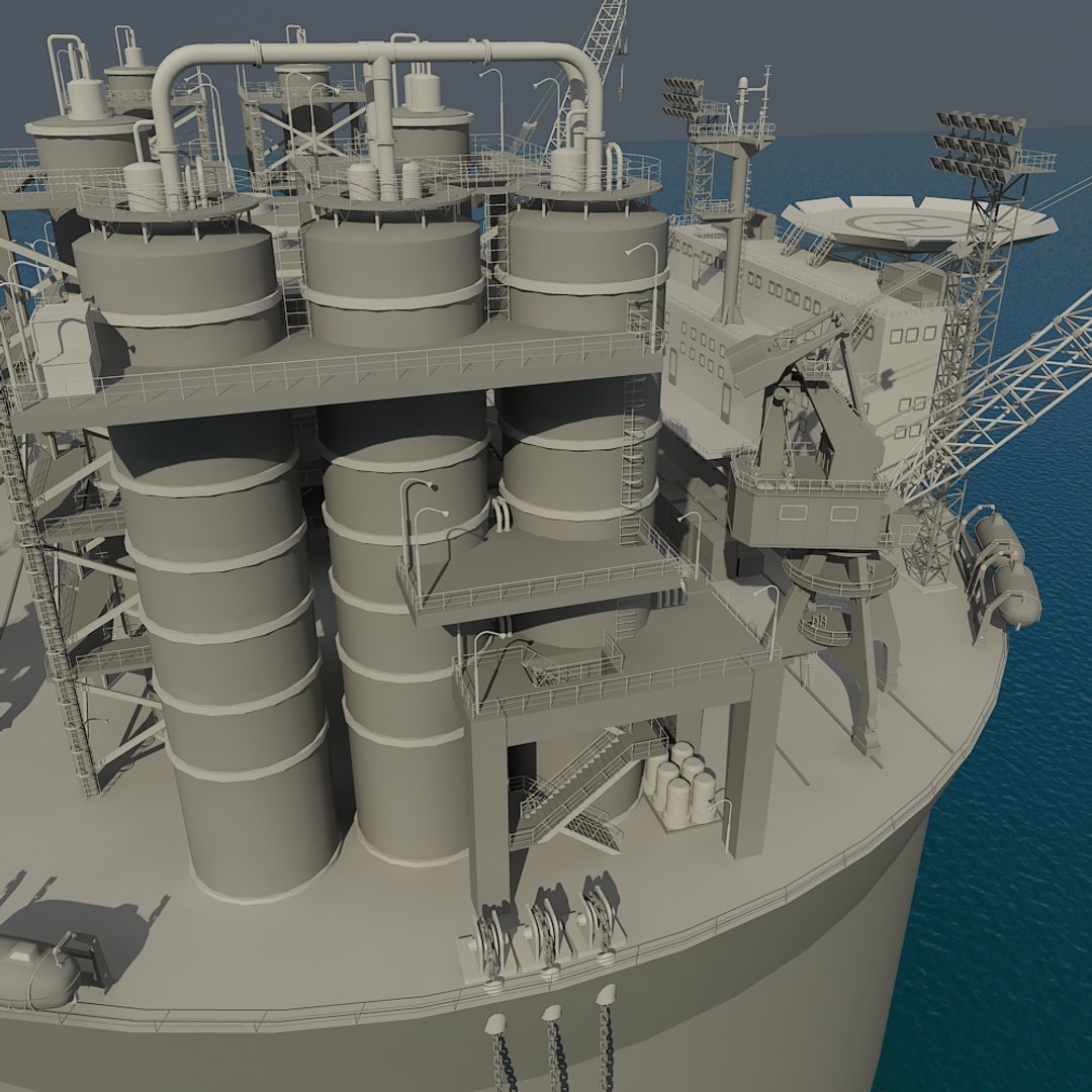 Floating Oil Rig Max