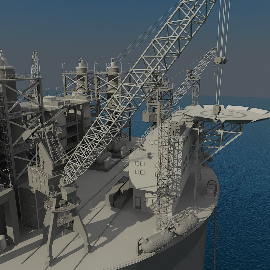 Floating Oil Rig Max