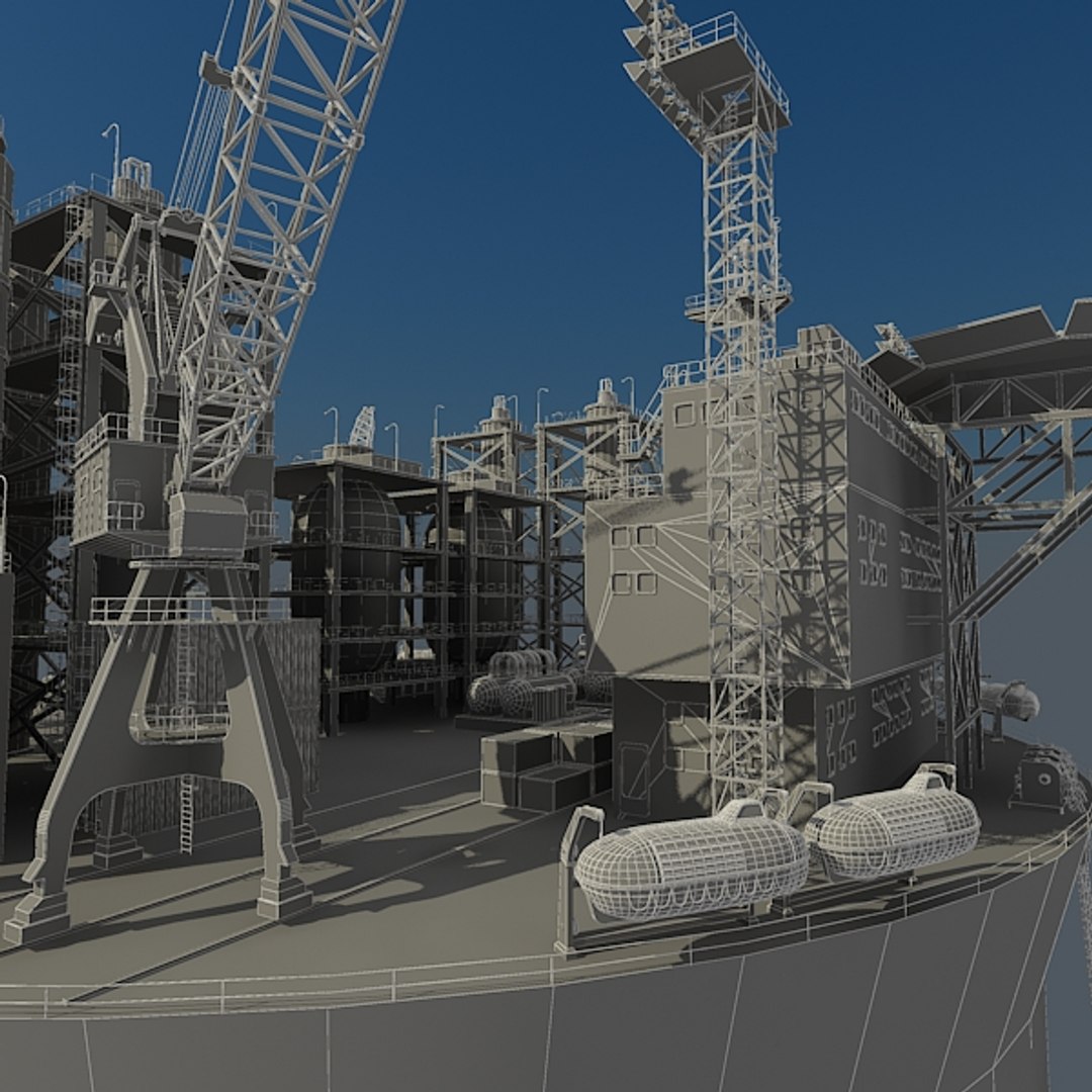 Floating Oil Rig Max