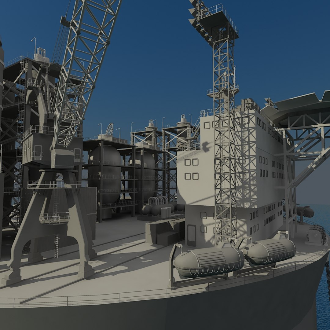 Floating Oil Rig Max