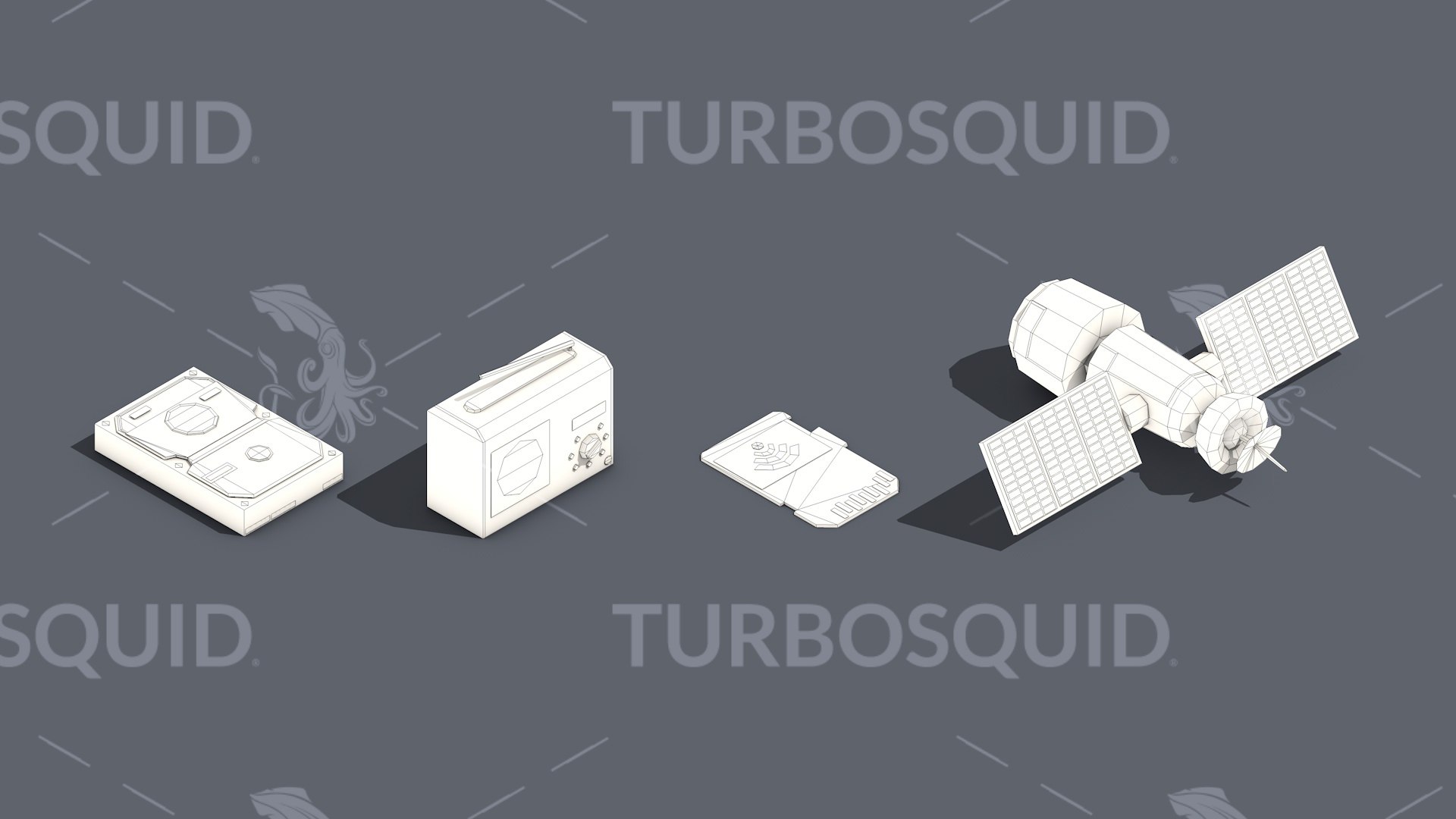 3D Low Poly Wireless Technology Isometric model - TurboSquid 1721652