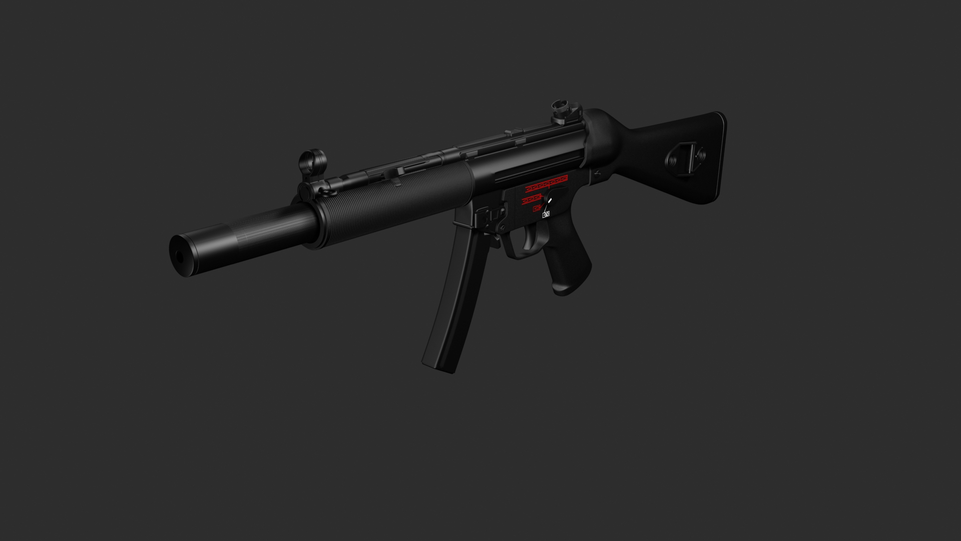 mp5 sd5 3d max