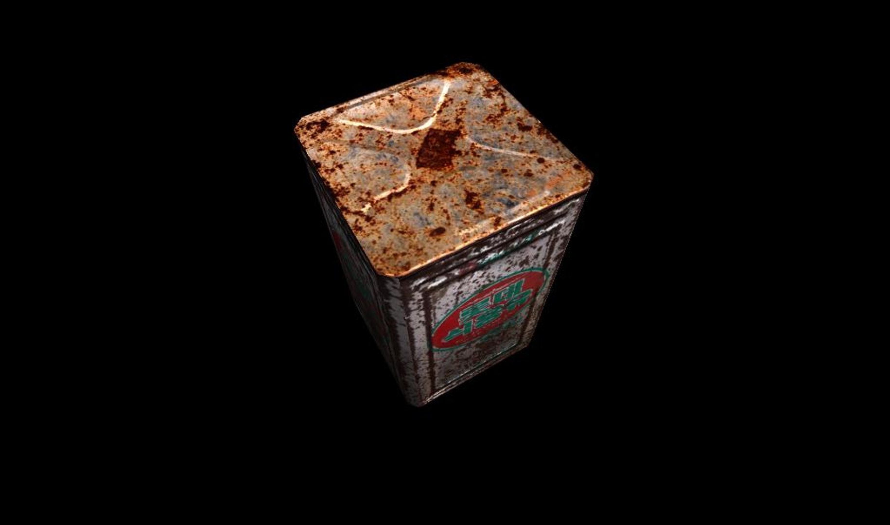 Oil Tin 3d Model