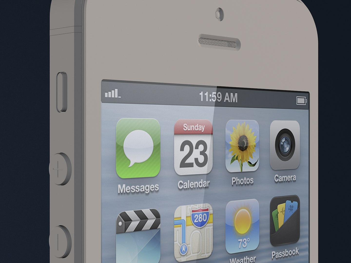 Apple Iphone 5 3d Model