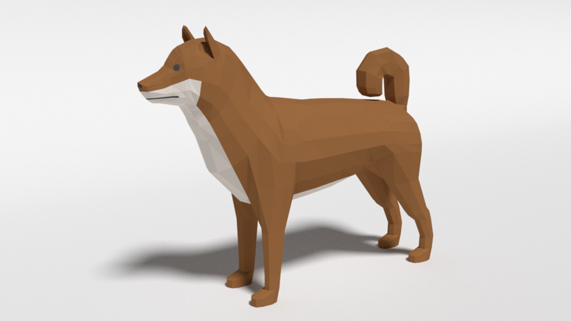 3D Shiba Inu Dog Model - TurboSquid 1529792