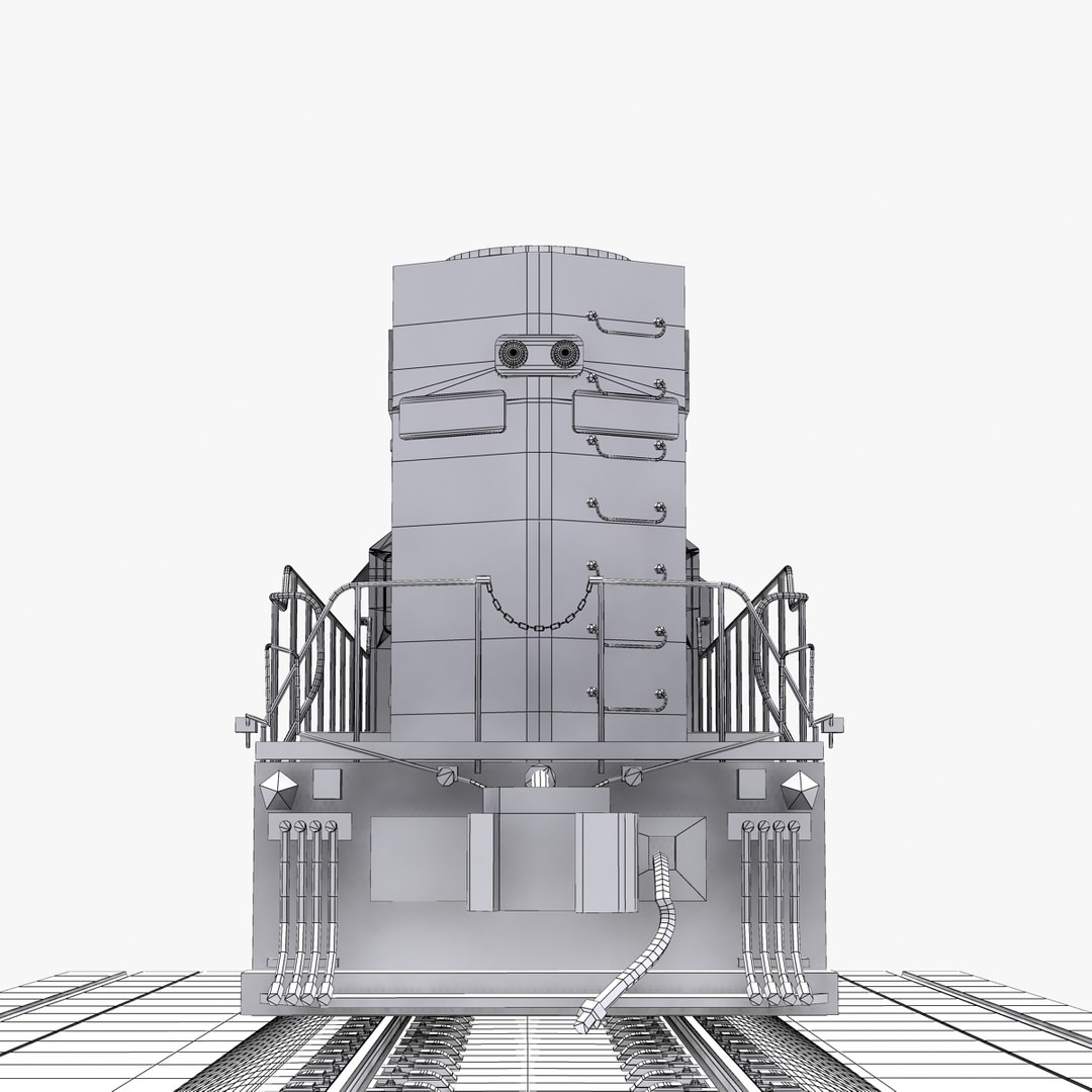 Soo 4301 Locomotive Gp30c 3d Model