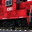 Soo 4301 Locomotive Gp30c 3d Model