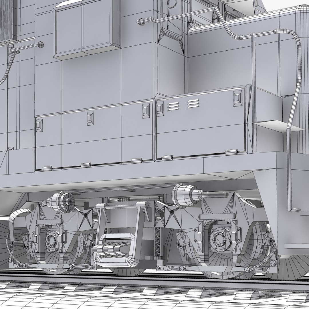 Soo 4301 Locomotive Gp30c 3d Model