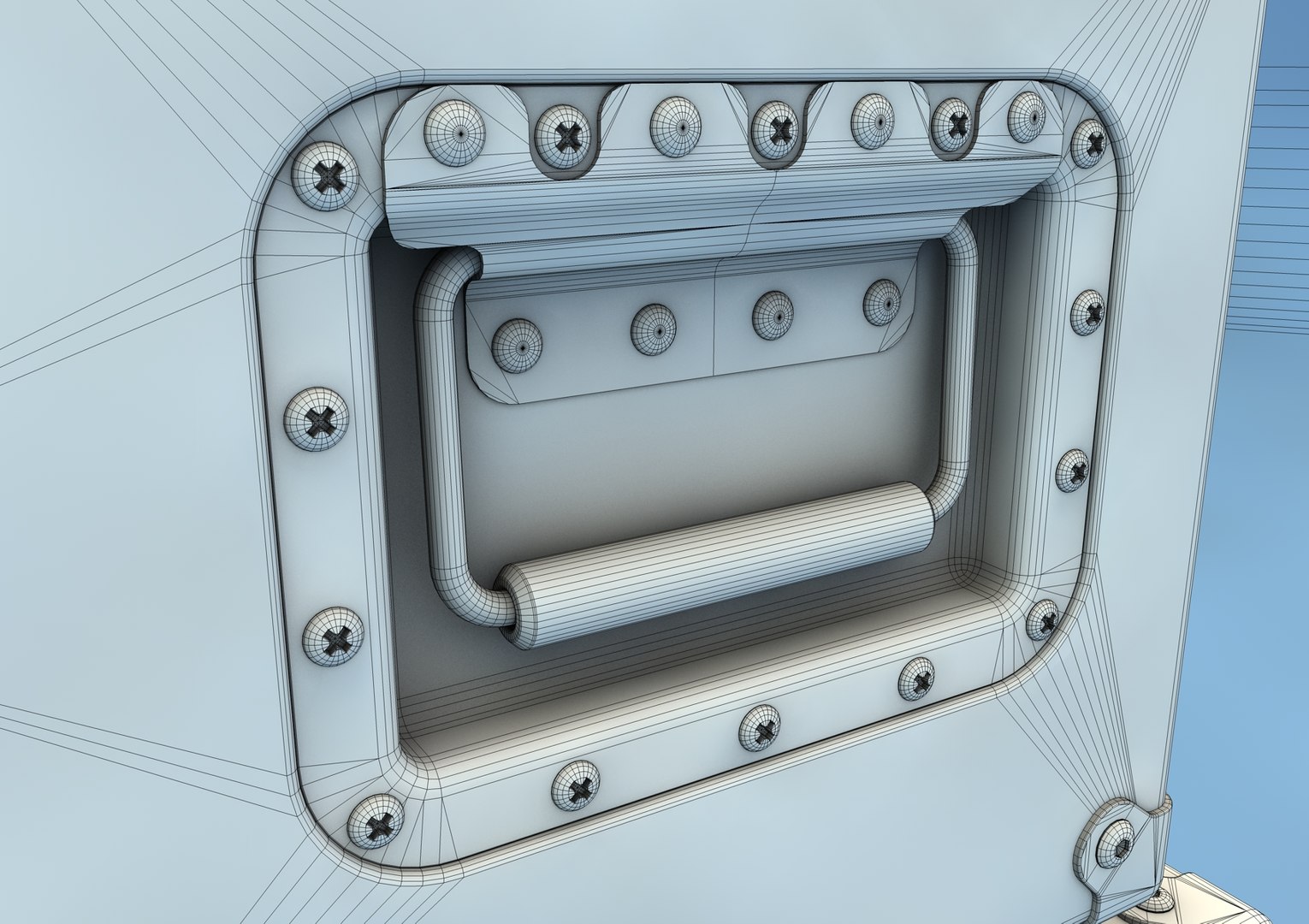 Bass Guitar Set Ampeg 3d Model