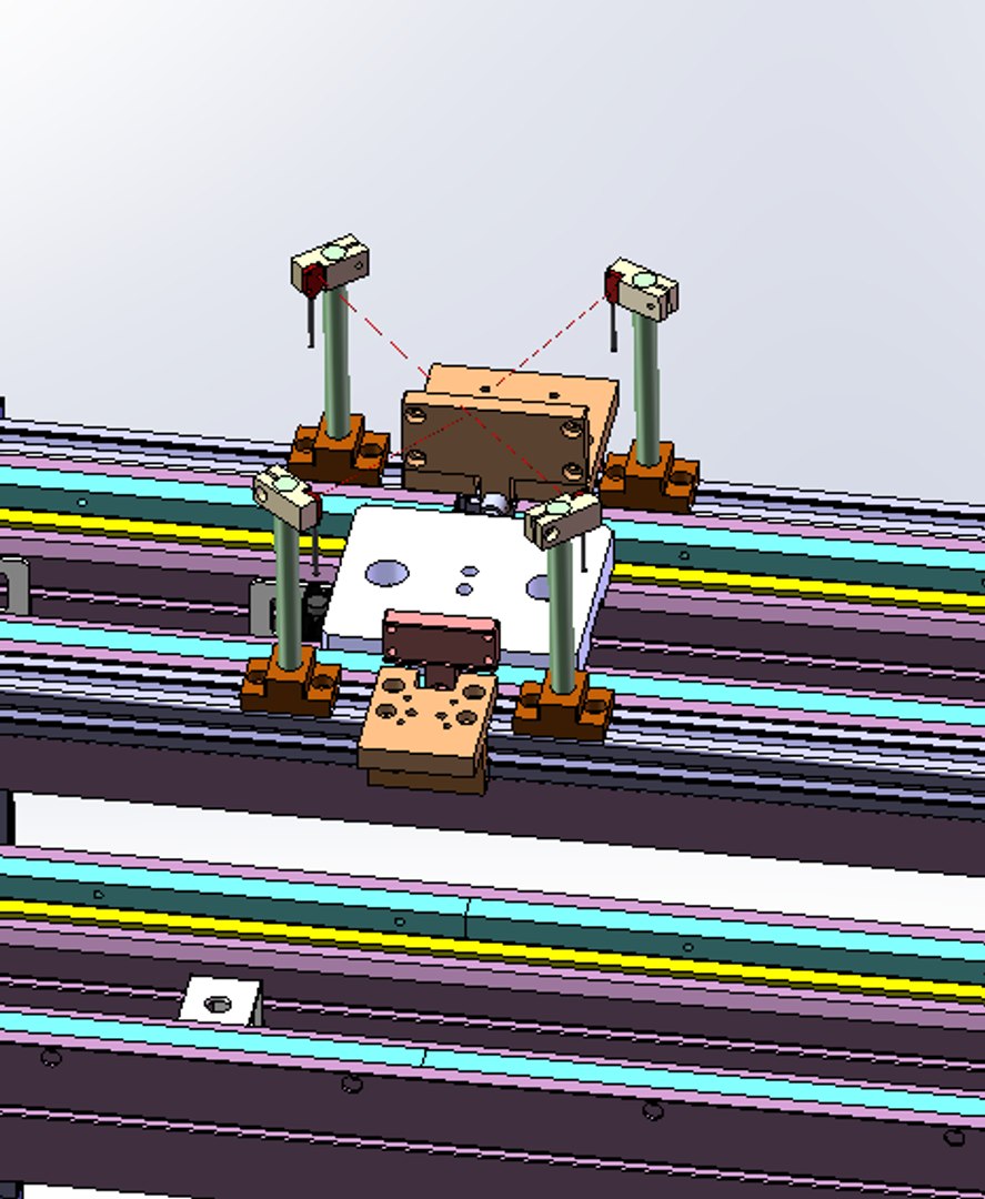 3D Conveyor Assembly Chain Model - TurboSquid 1475278