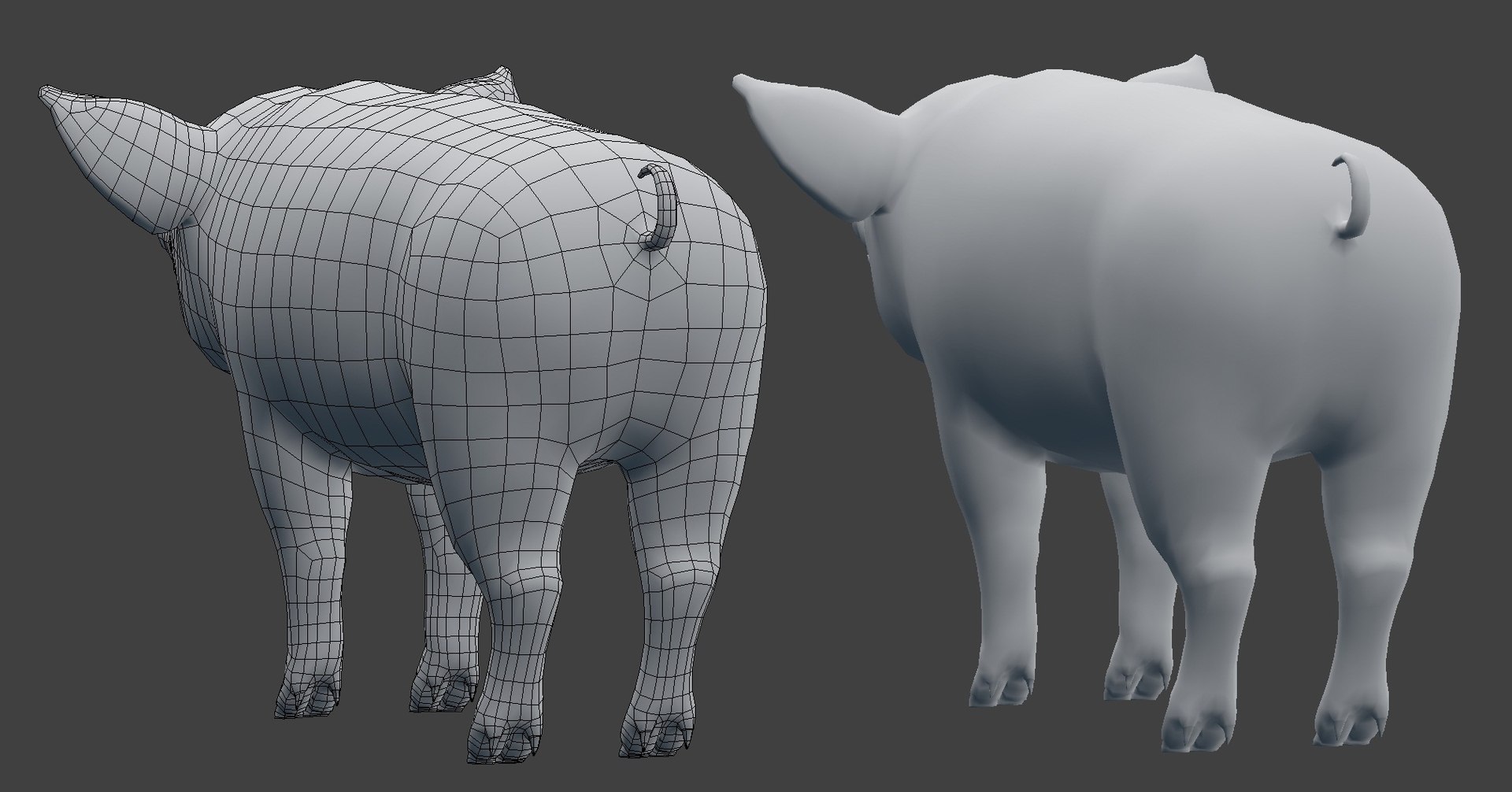 3D Pig Blender - TurboSquid 1378193