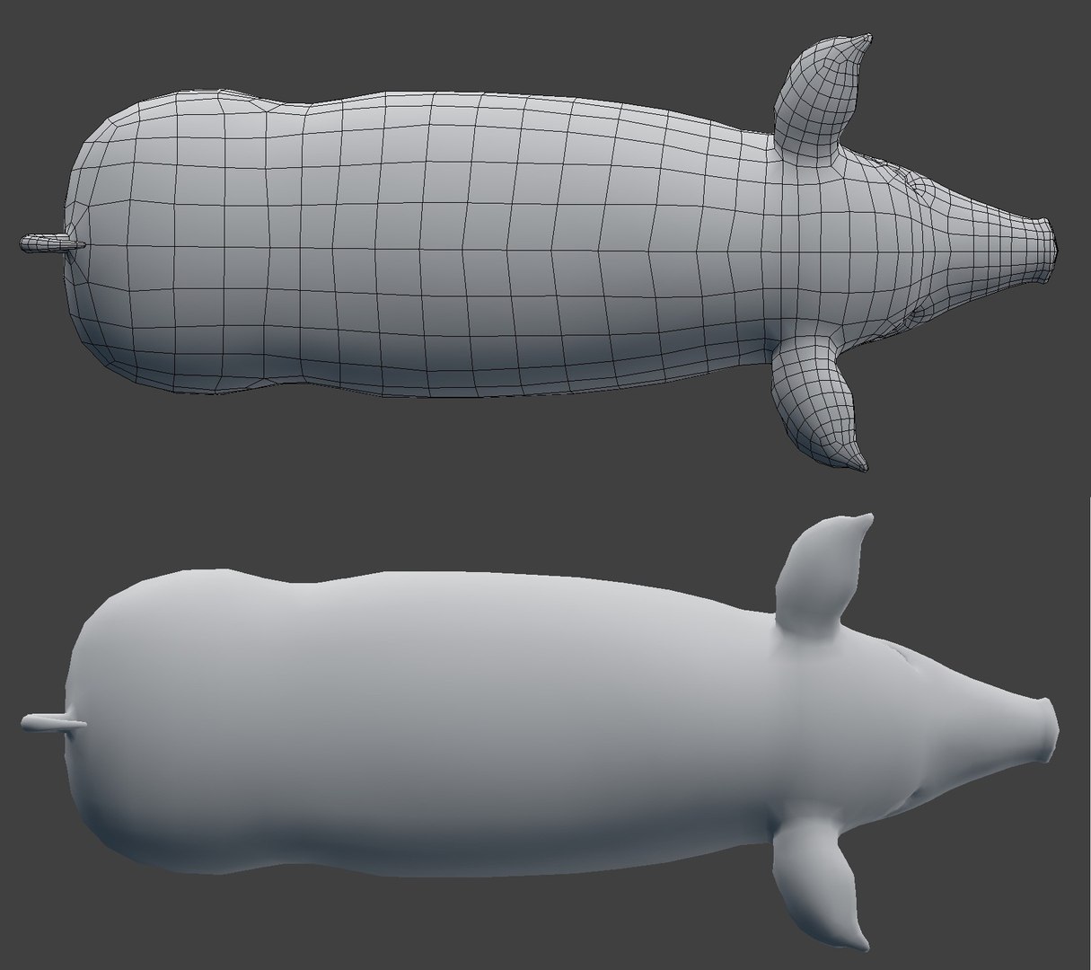 3D Pig Blender - TurboSquid 1378193