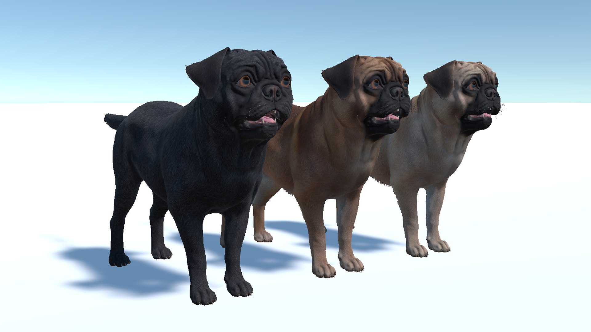 3D Dog - Pug - TurboSquid 1933714