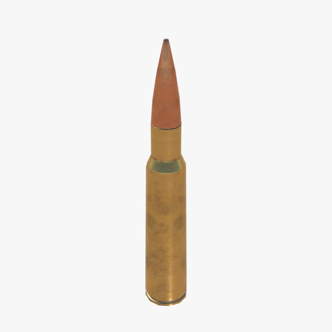 50BMG Ammo Low-poly 3D Model 3D Model - TurboSquid 1800187