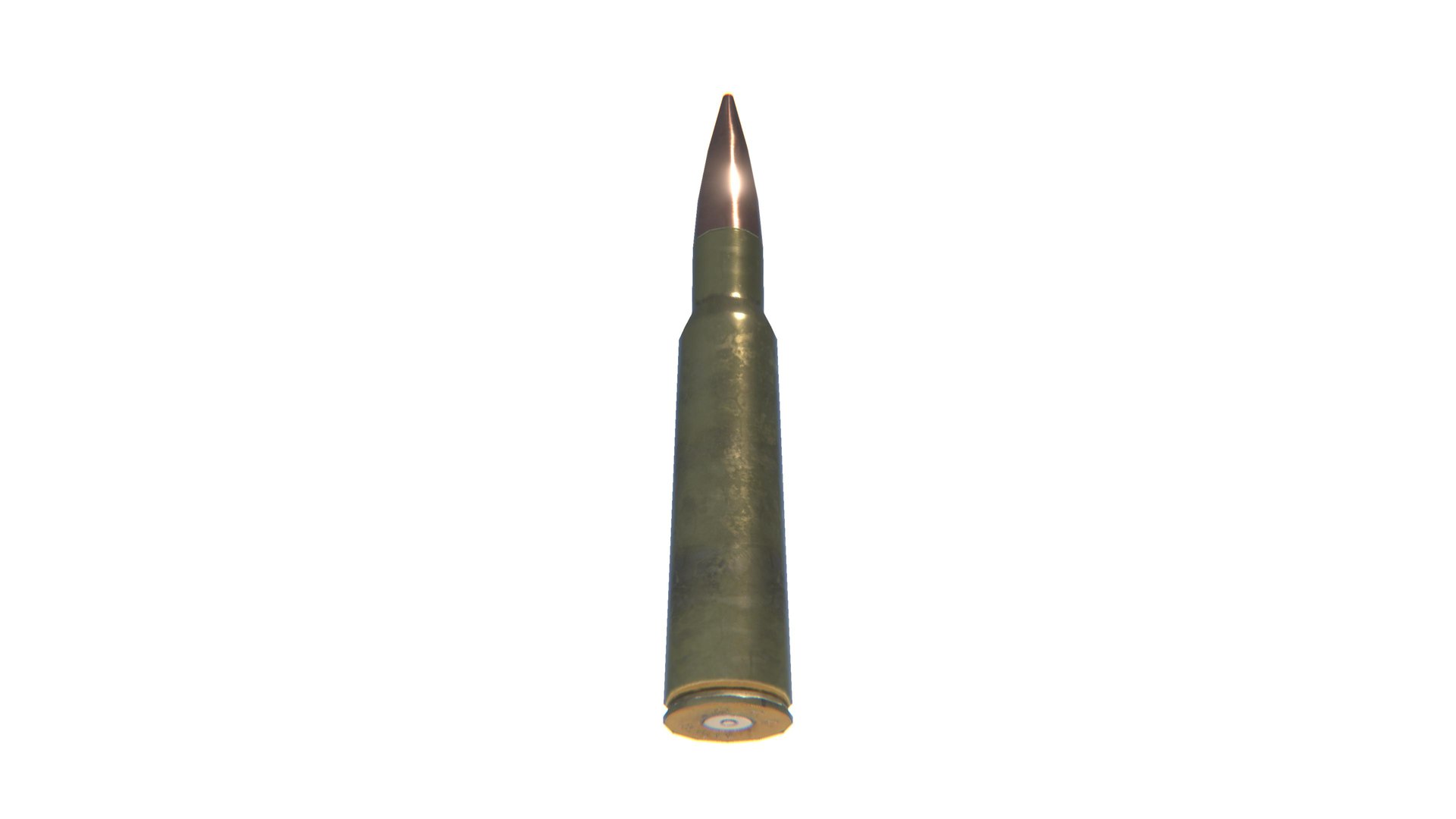 50BMG Ammo Low-poly 3D Model 3D Model - TurboSquid 1800187
