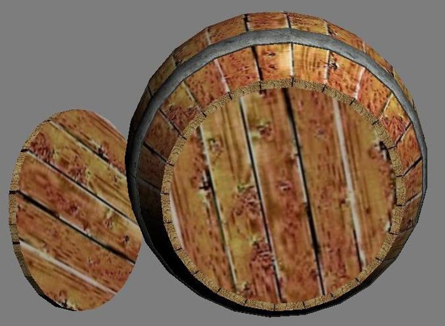 Max Wooden Barrel Fishes