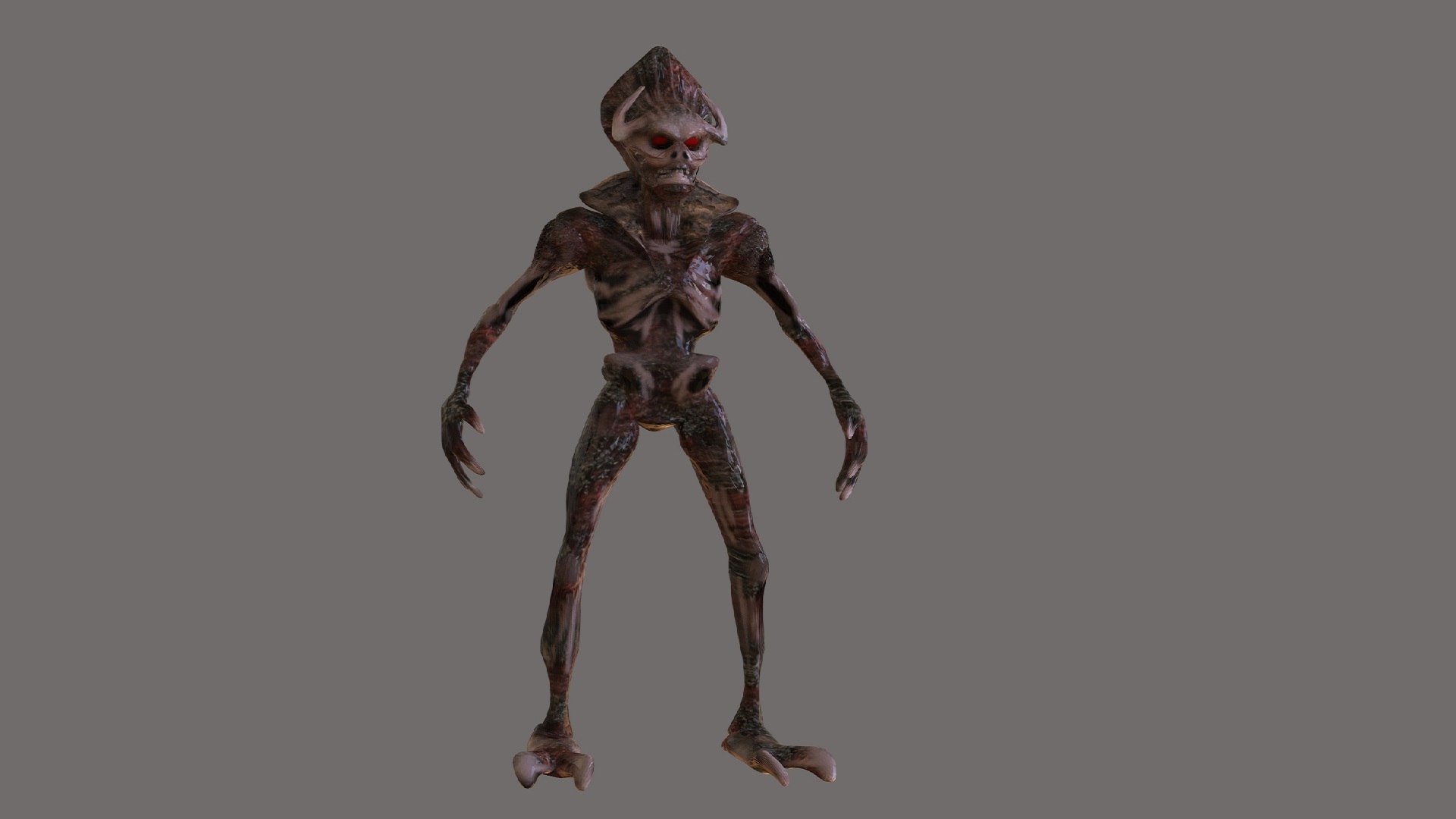 3D Skeleton Monster Model - TurboSquid 1794715