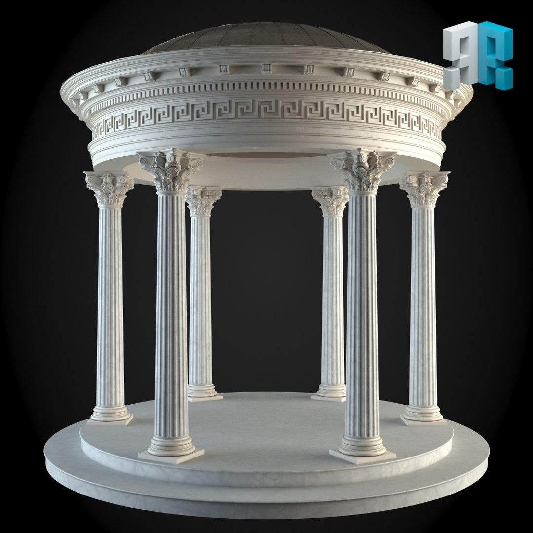 3d Architectural Modules Model