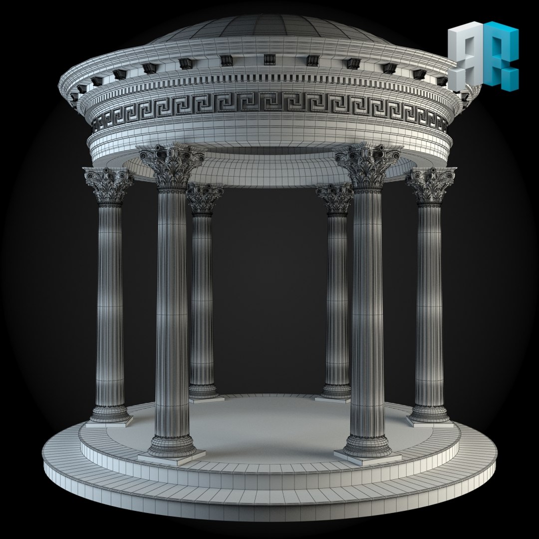 3d Architectural Modules Model