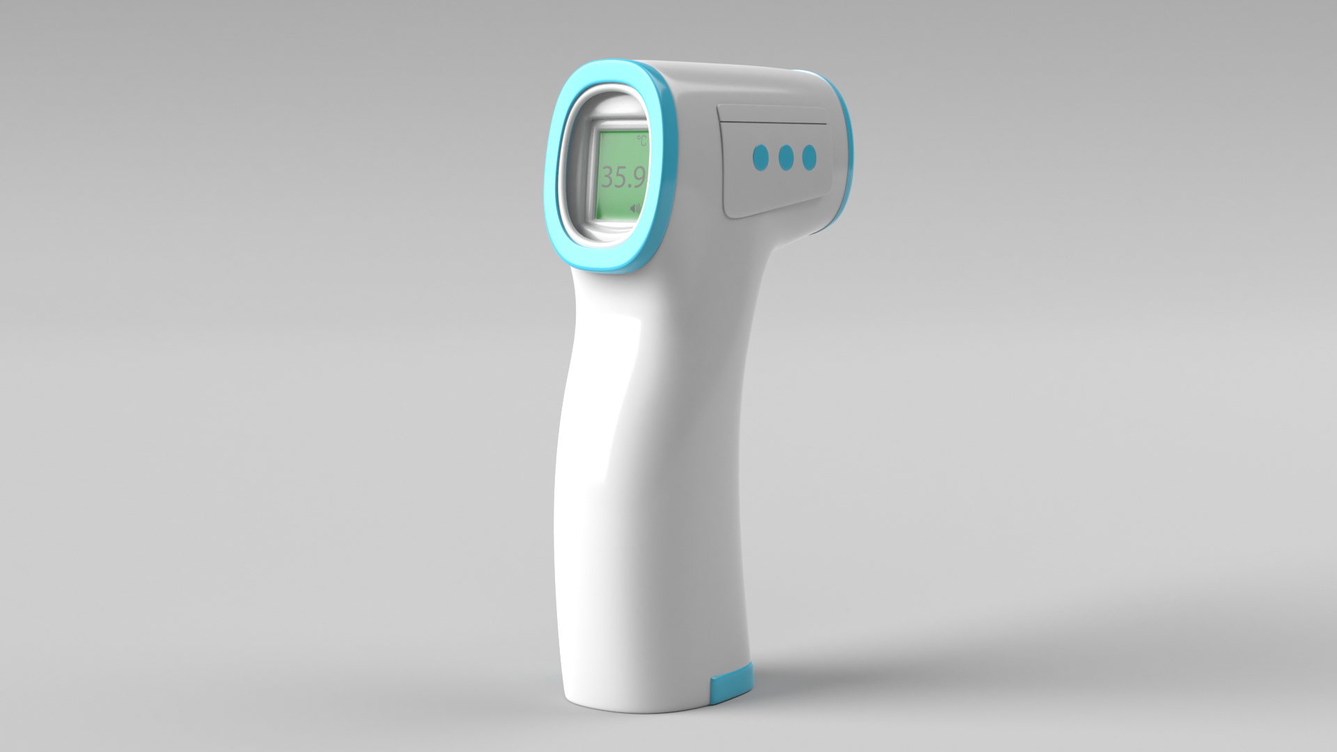 3D thermometer measurement - TurboSquid 1608062