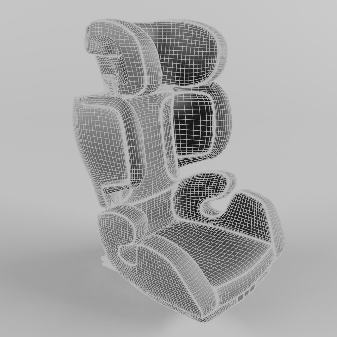 3D Recaro Mako 2 Children Car Seat Core Very Berry Model - TurboSquid ...