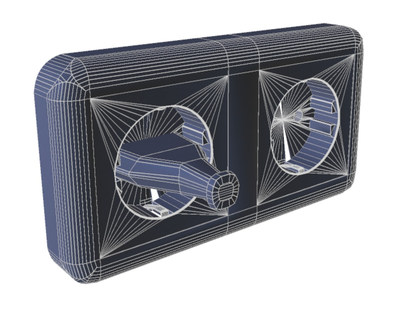 Type Double Socket Duplex Outlet 3D Model - TurboSquid 1484475