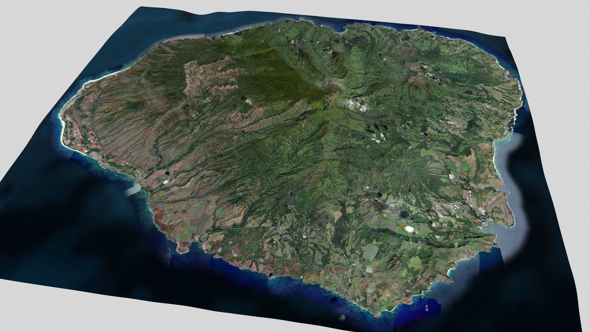 3D Kauai Hawaiian Island - TurboSquid 2235291