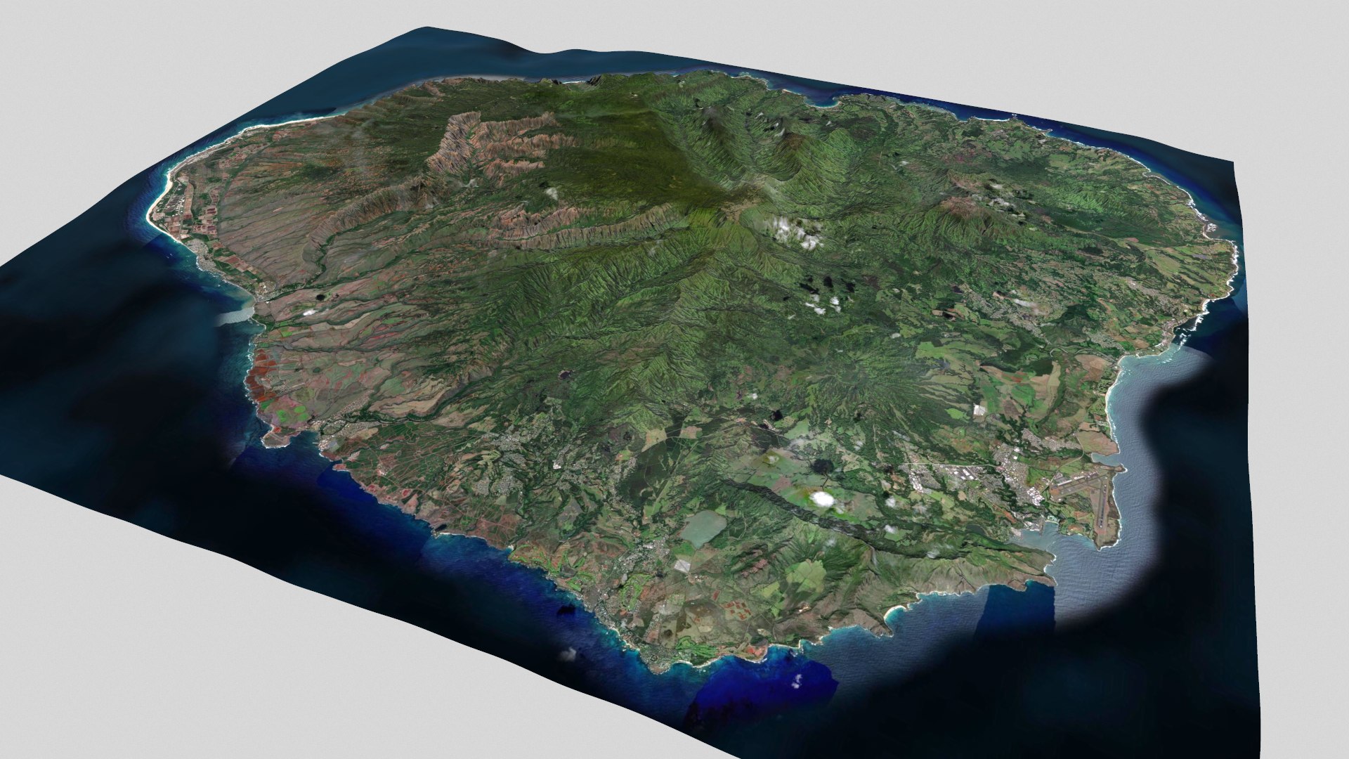 3D Kauai Hawaiian Island - TurboSquid 2235291