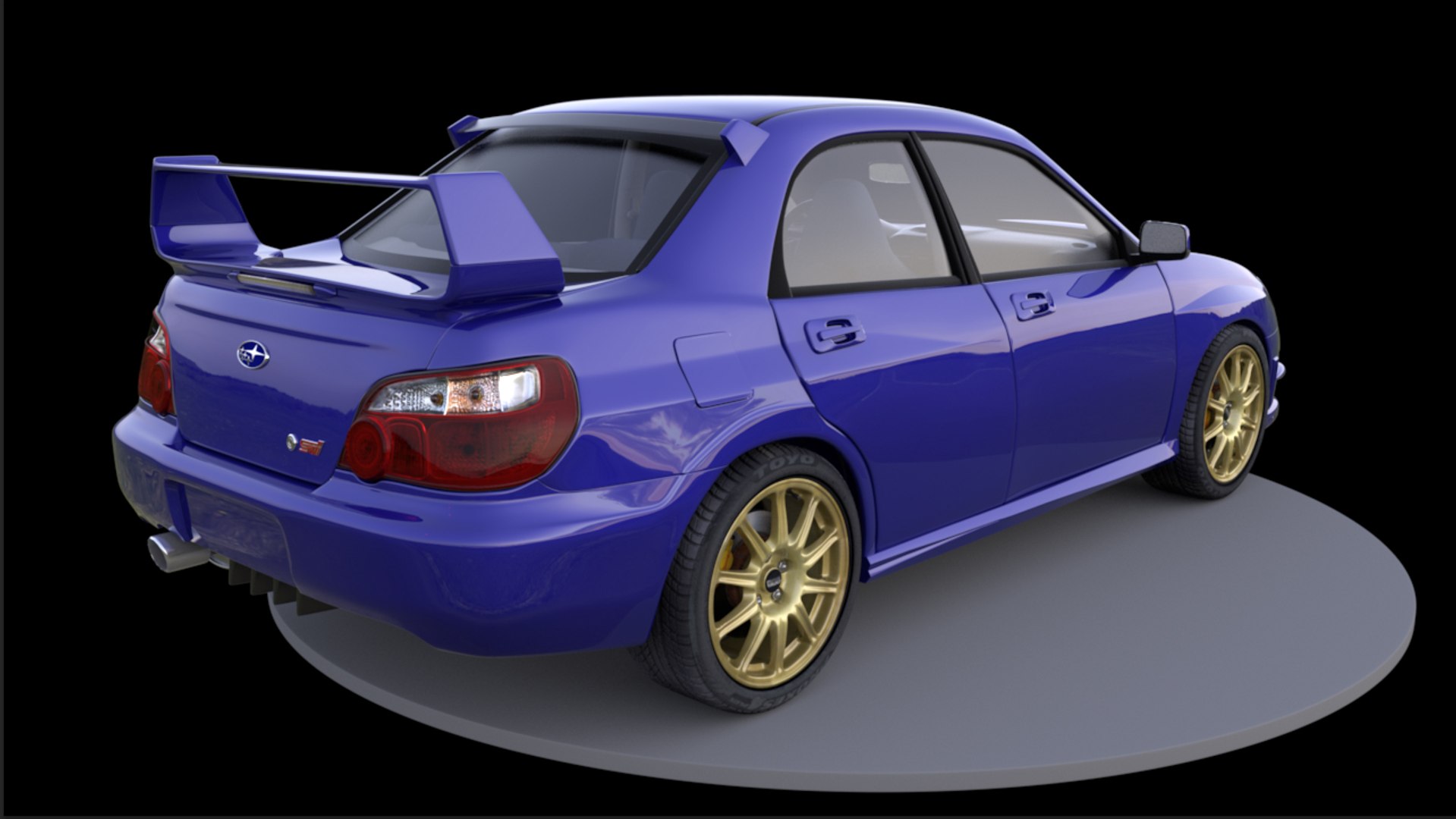 3D subaru sti 07 - TurboSquid 1224206