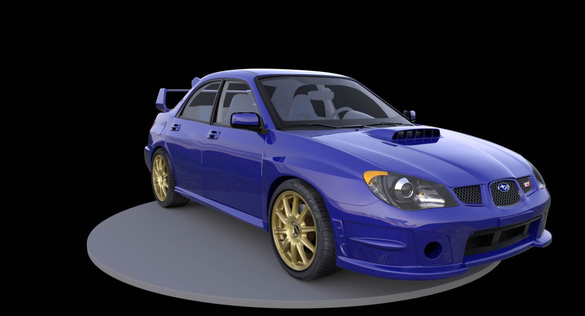 3D subaru sti 07 - TurboSquid 1224206