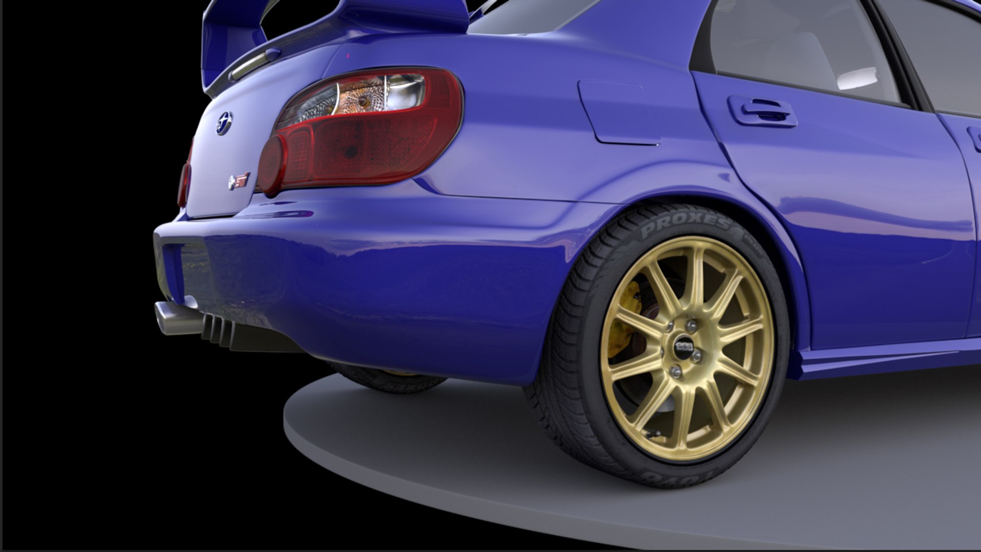 3D subaru sti 07 - TurboSquid 1224206