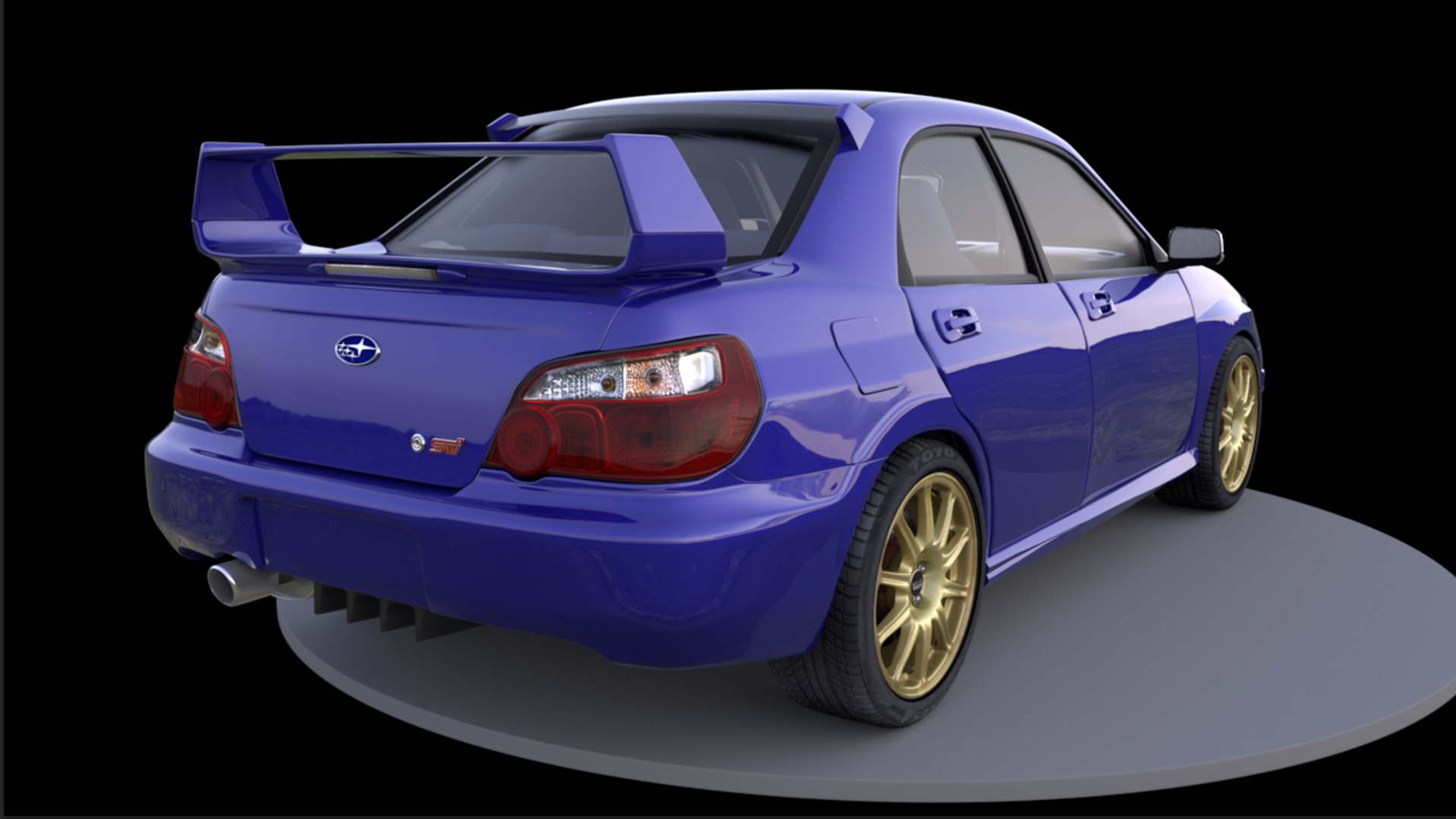 3D subaru sti 07 - TurboSquid 1224206