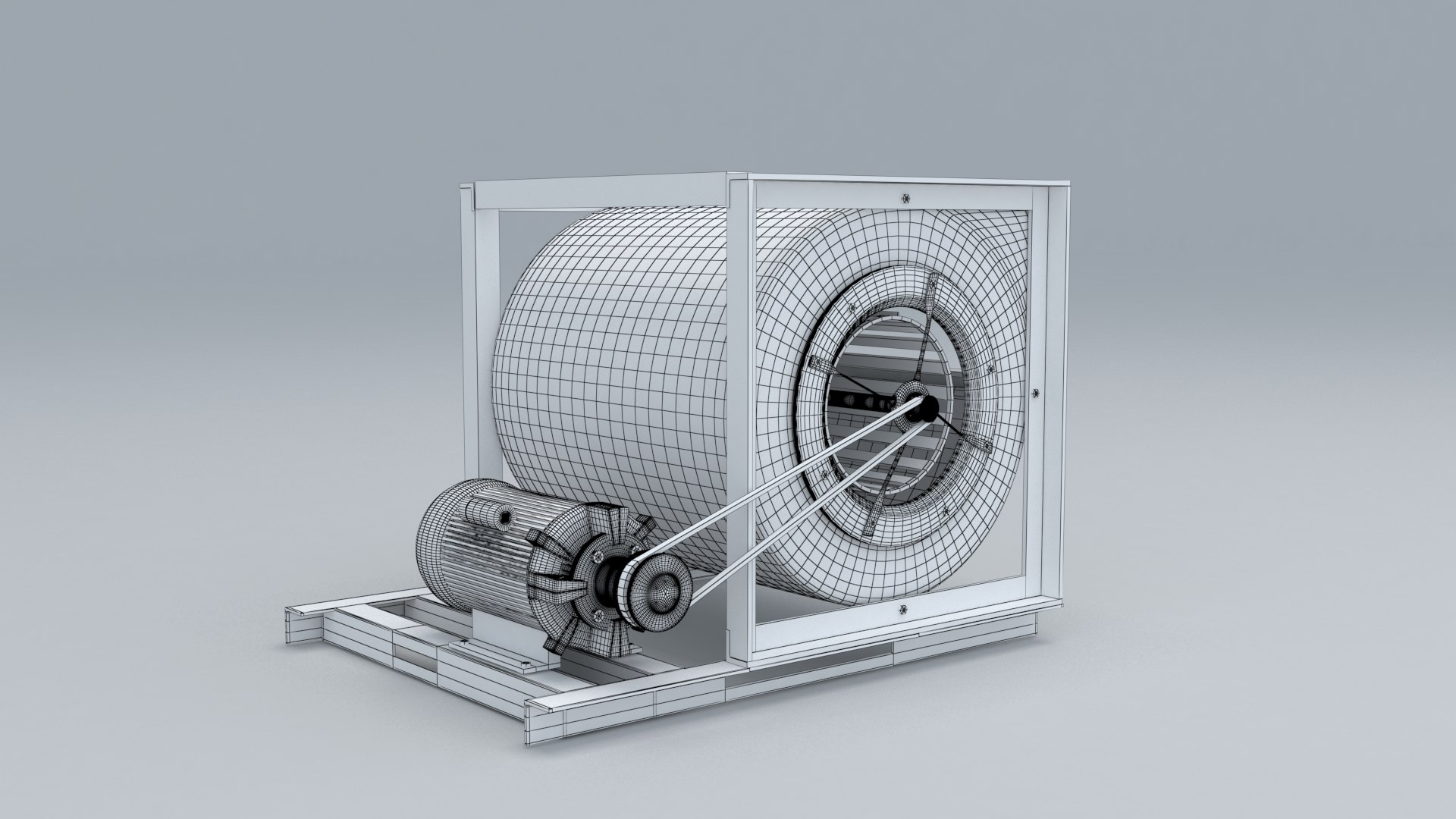 AHU Blower Fan 3D Model - TurboSquid 2027346