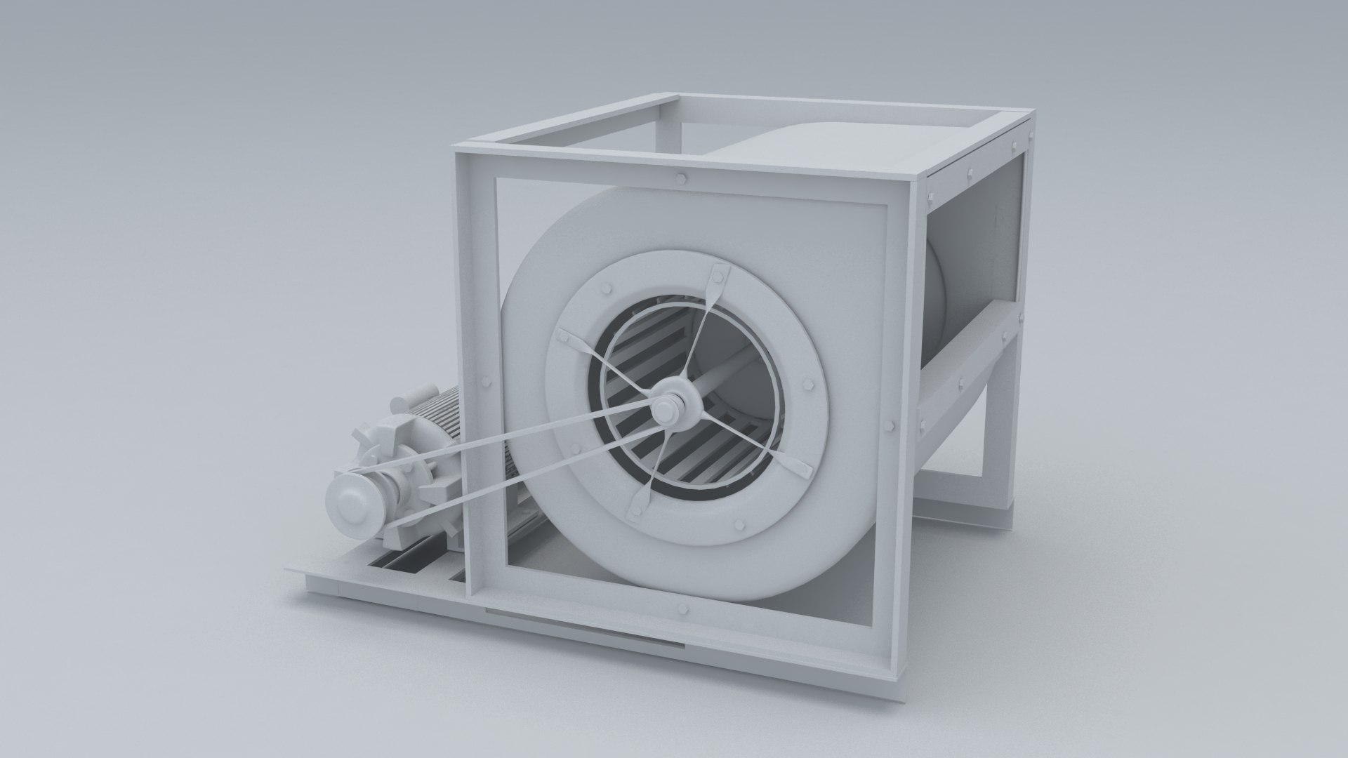 AHU Blower Fan 3D Model - TurboSquid 2027346