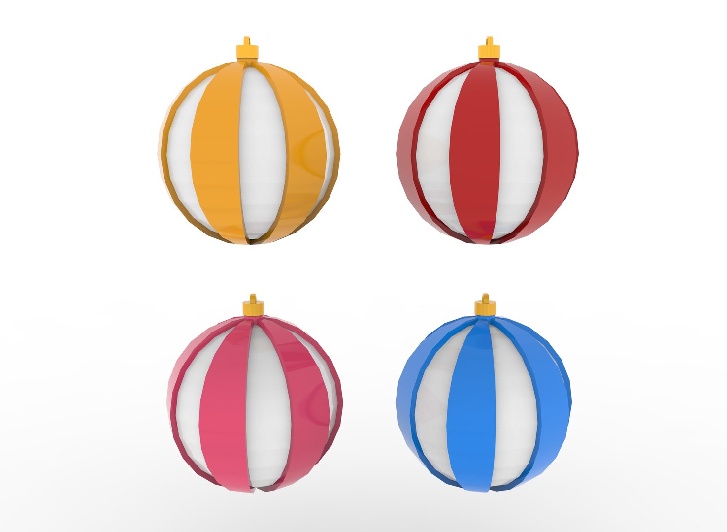 Christmas tree decoration toy 3D model - TurboSquid 1810702