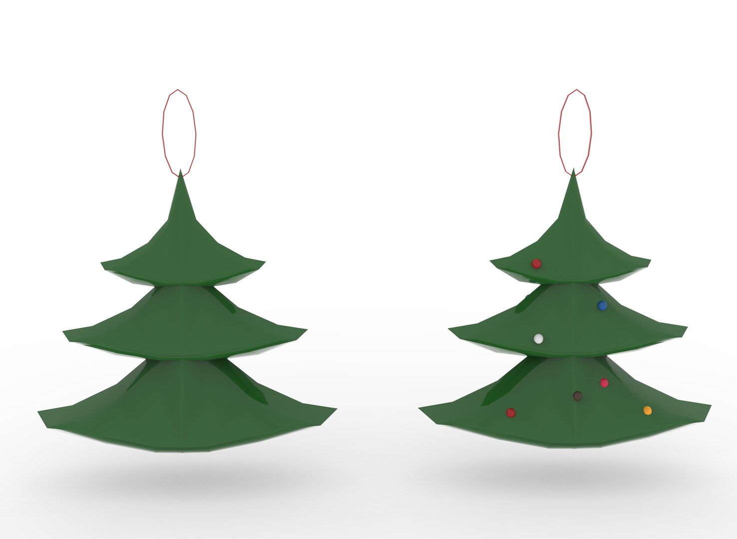Christmas tree decoration toy 3D model - TurboSquid 1810702