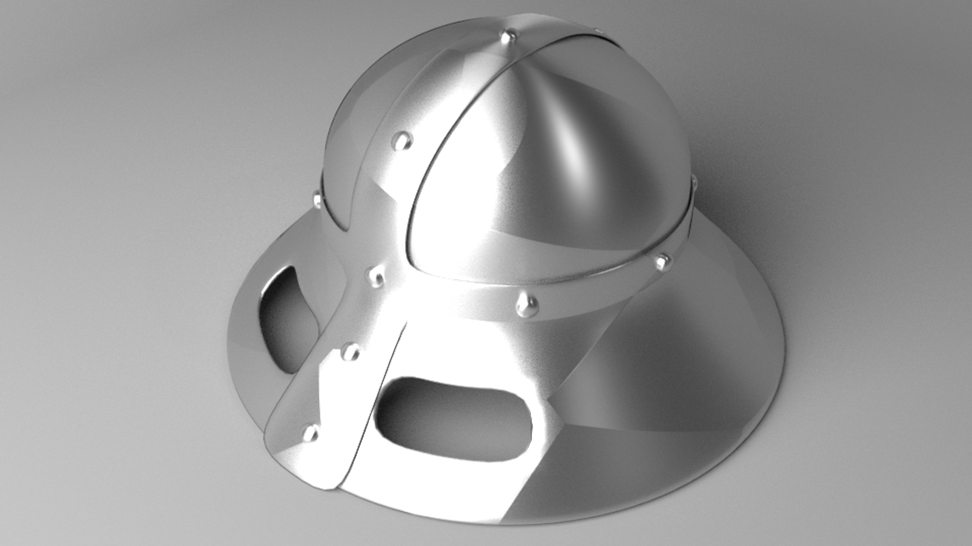 Conical Helmet 3D Model - TurboSquid 1594612