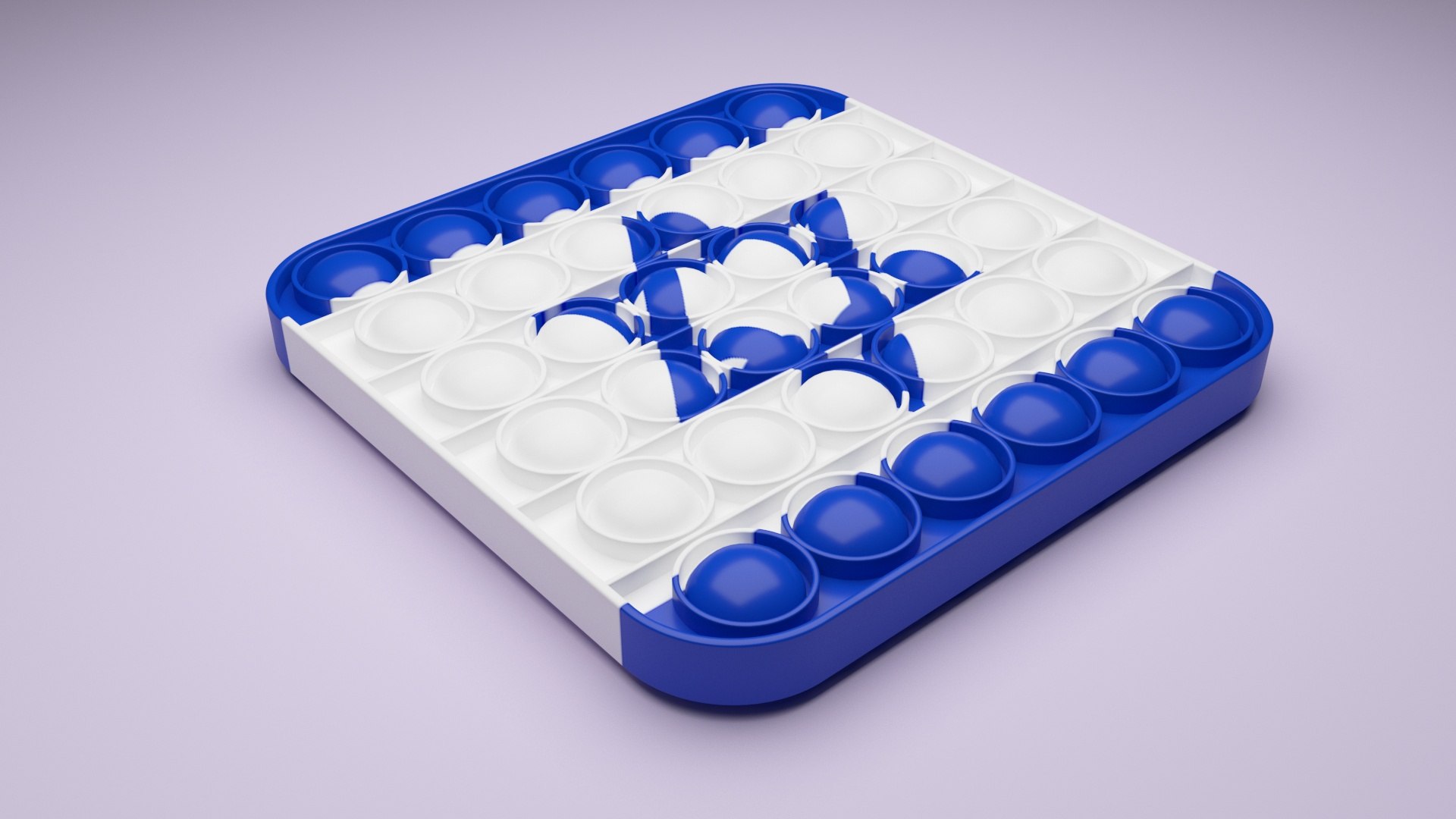 3D Model Square Flag Of Israel Pop It Fidget Toy - TurboSquid 1784626