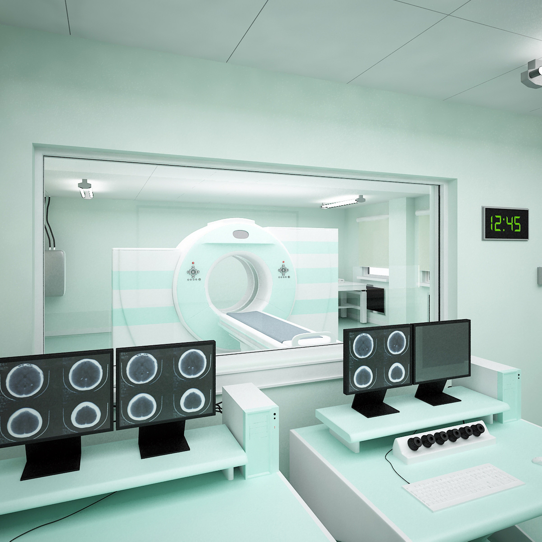 mri scanner room scene max