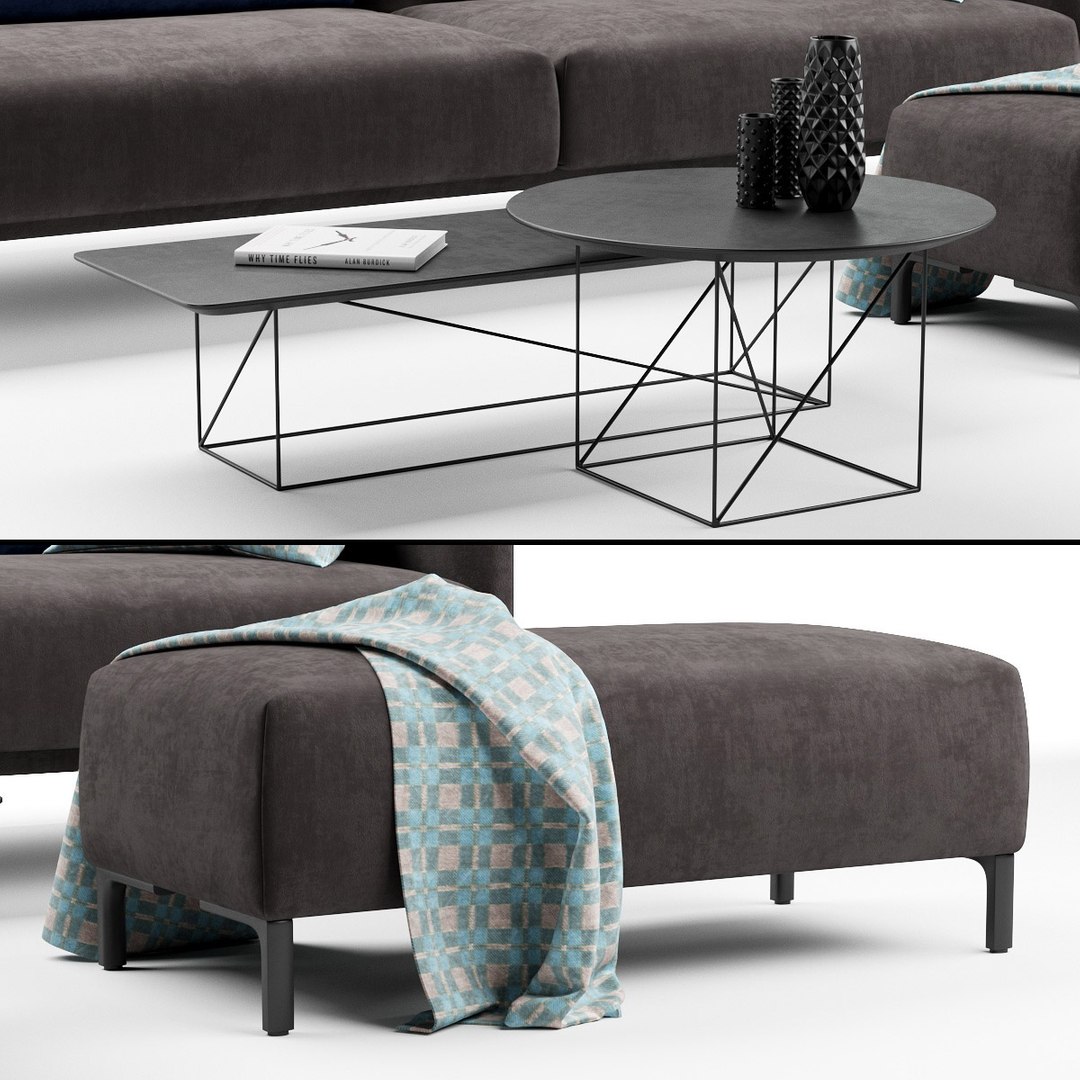 Avalanche sofa model - TurboSquid 1373609