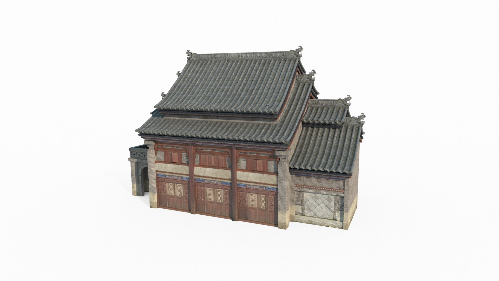 3D Ancient Asian Architecture Inn - TurboSquid 2122738