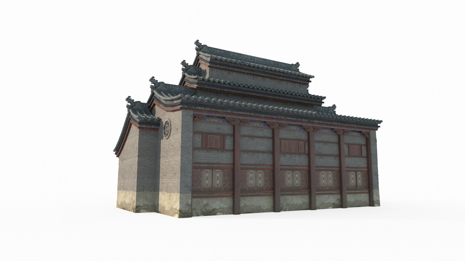 3D Ancient Asian Architecture Inn - TurboSquid 2122738