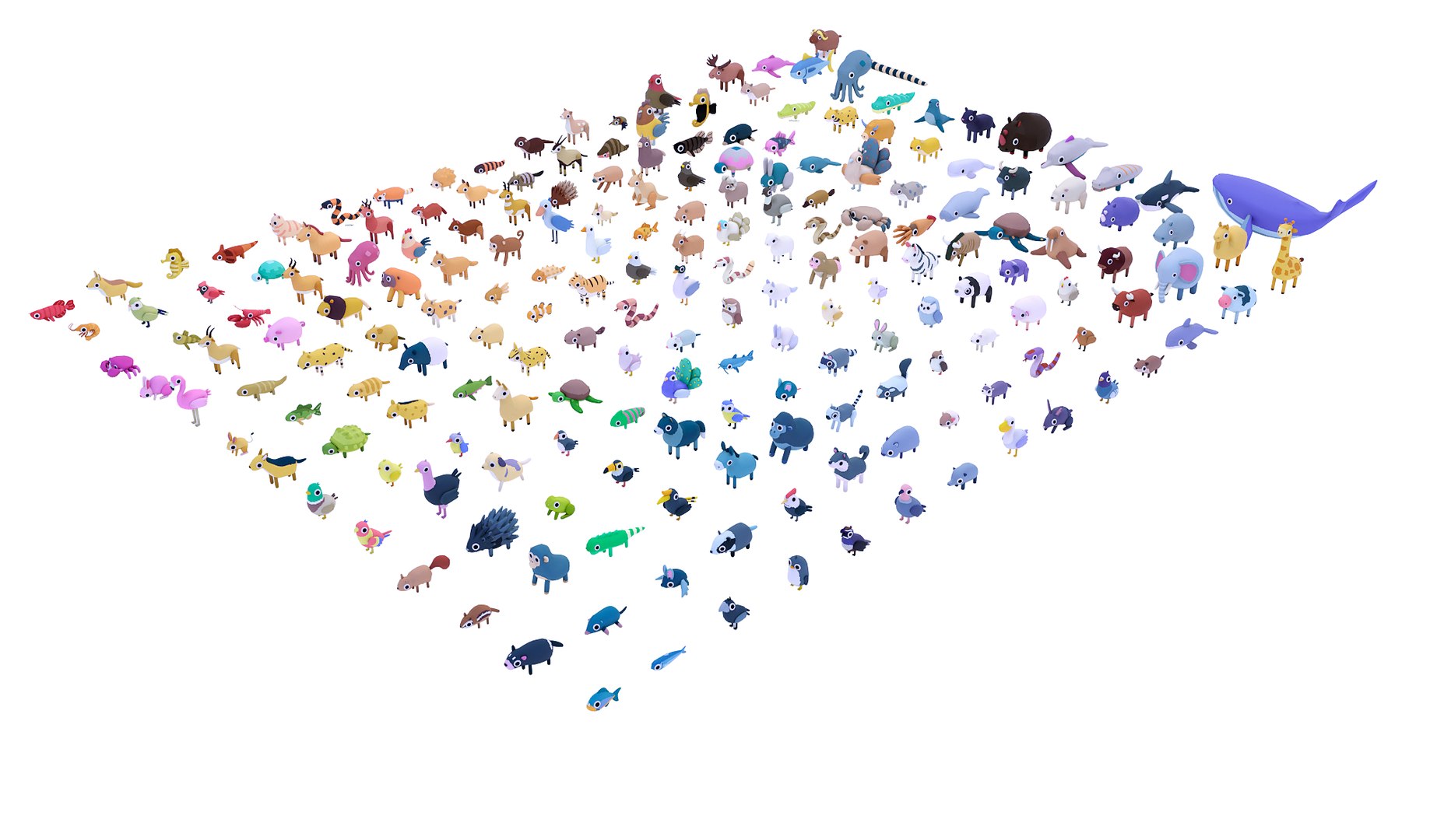 Low Poly Cartoon Animals Pack 3D - TurboSquid 2396339