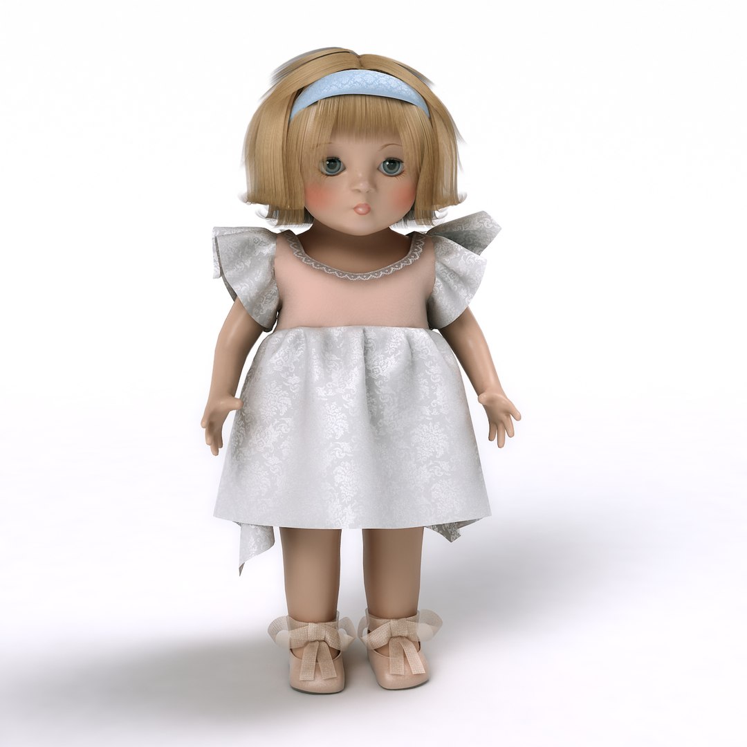 Vintage Doll 3d Model