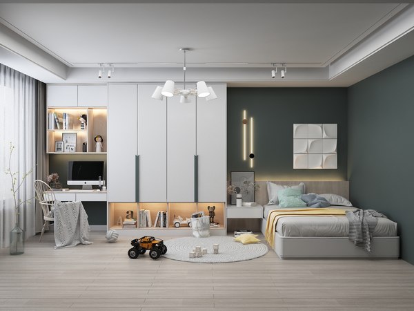 3D Kids-Bedroom Models | TurboSquid